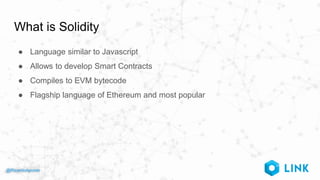Create your first Smart Contract with Solidity | PPT