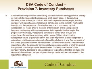 DSA Code of Conduct | PPT