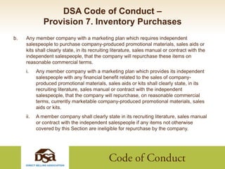 DSA Code of Conduct | PPT