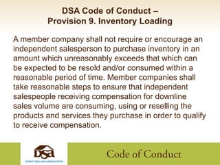 DSA Code of Conduct | PPT
