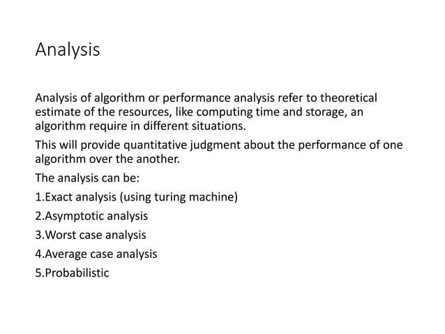 DSA Complexity.pptx What is Complexity Analysis? What is the need for Complexity Analysis ...