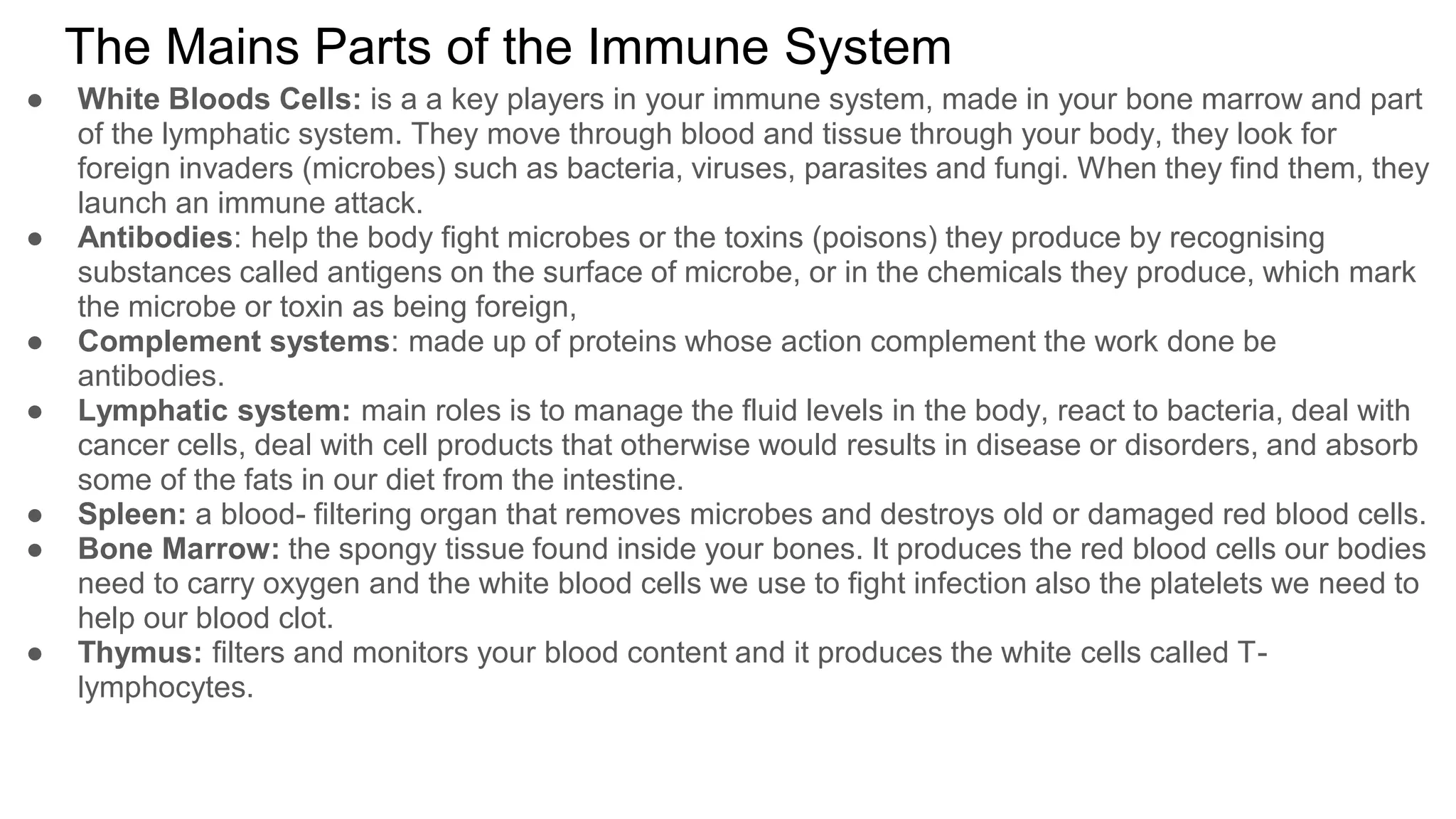 Inmune system overview , a overview of the IS | PPTX