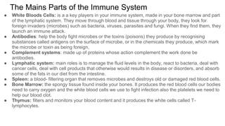 Inmune system overview , a overview of the IS | PPTX