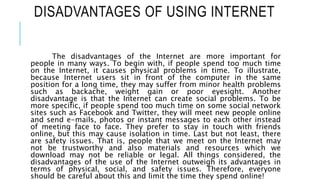 Dısadvantages paragraph | PPT