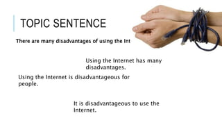 Dısadvantages paragraph | PPT