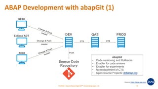 DSAG Jahreskongress 2018 - DevOps and Deployment Pipelines in SAP ABAP ...