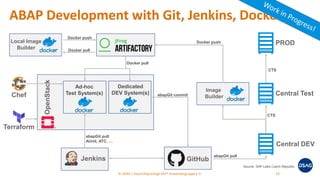 DSAG Jahreskongress 2018 - DevOps and Deployment Pipelines in SAP ABAP ...