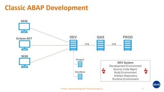 DSAG Jahreskongress 2018 - DevOps and Deployment Pipelines in SAP ABAP ...