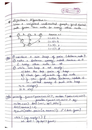 DSA Graph problems Revision notes.pdf | Free Download