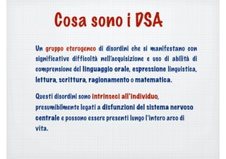 Dsa guida cosa fare a scuola | PDF