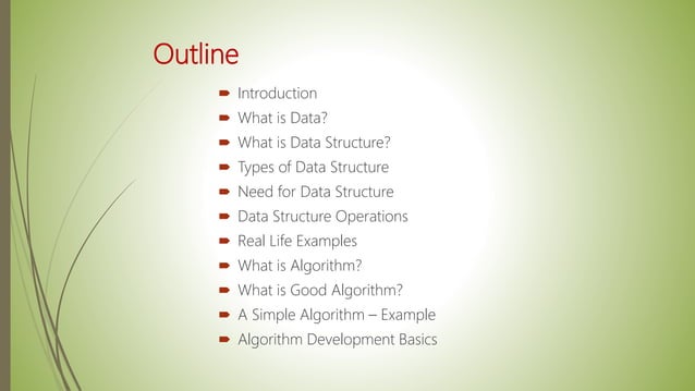 Data Structure and Algorithms | PPT