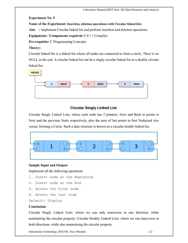 DSA Lab Manual C Scheme.pdf | Databases | Computer Software and Applications