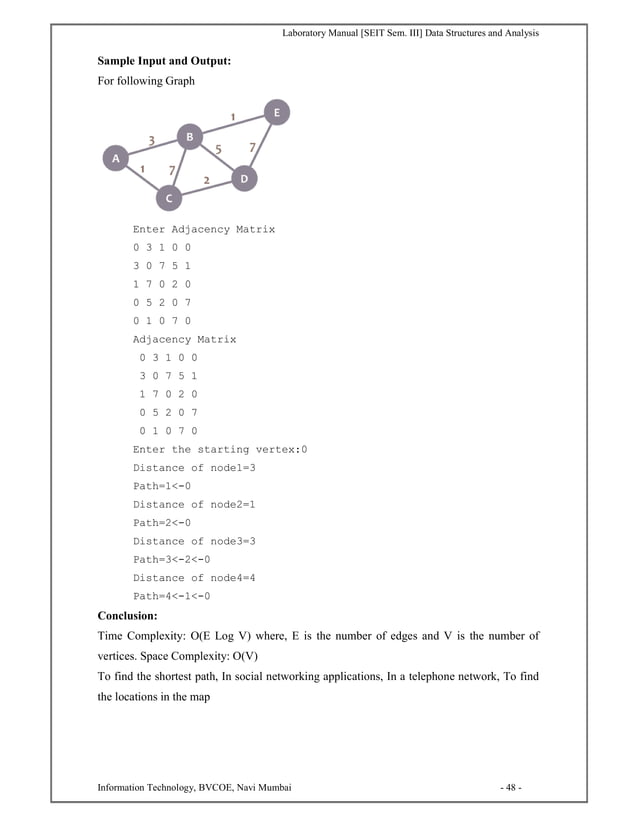 DSA Lab Manual C Scheme.pdf | Databases | Computer Software and Applications
