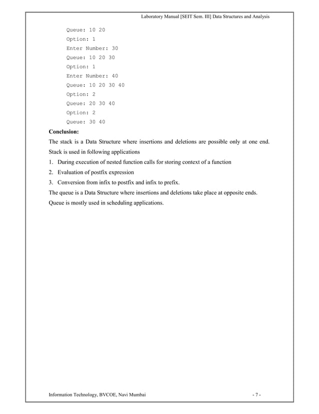 DSA Lab Manual C Scheme.pdf | Databases | Computer Software and Applications
