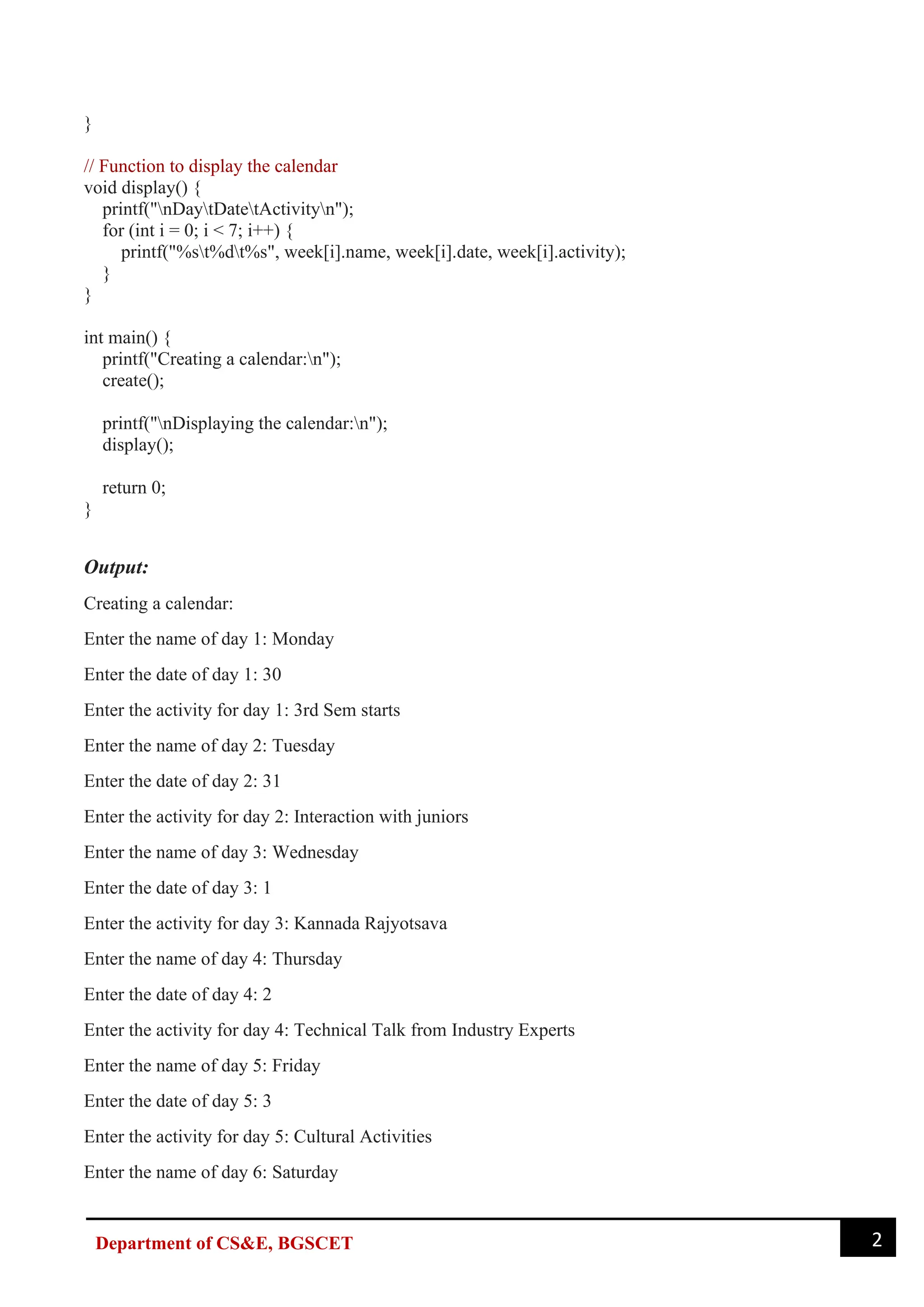 vtu data structures lab manual bcs304 pdf | PDF