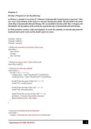 vtu data structures lab manual bcs304 pdf | PDF