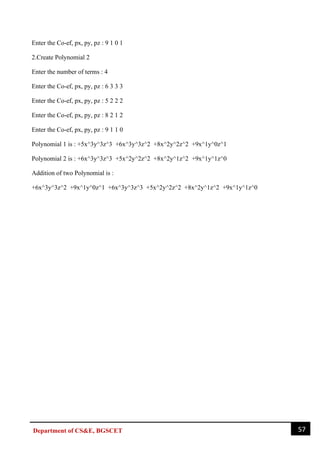 vtu data structures lab manual bcs304 pdf | PDF