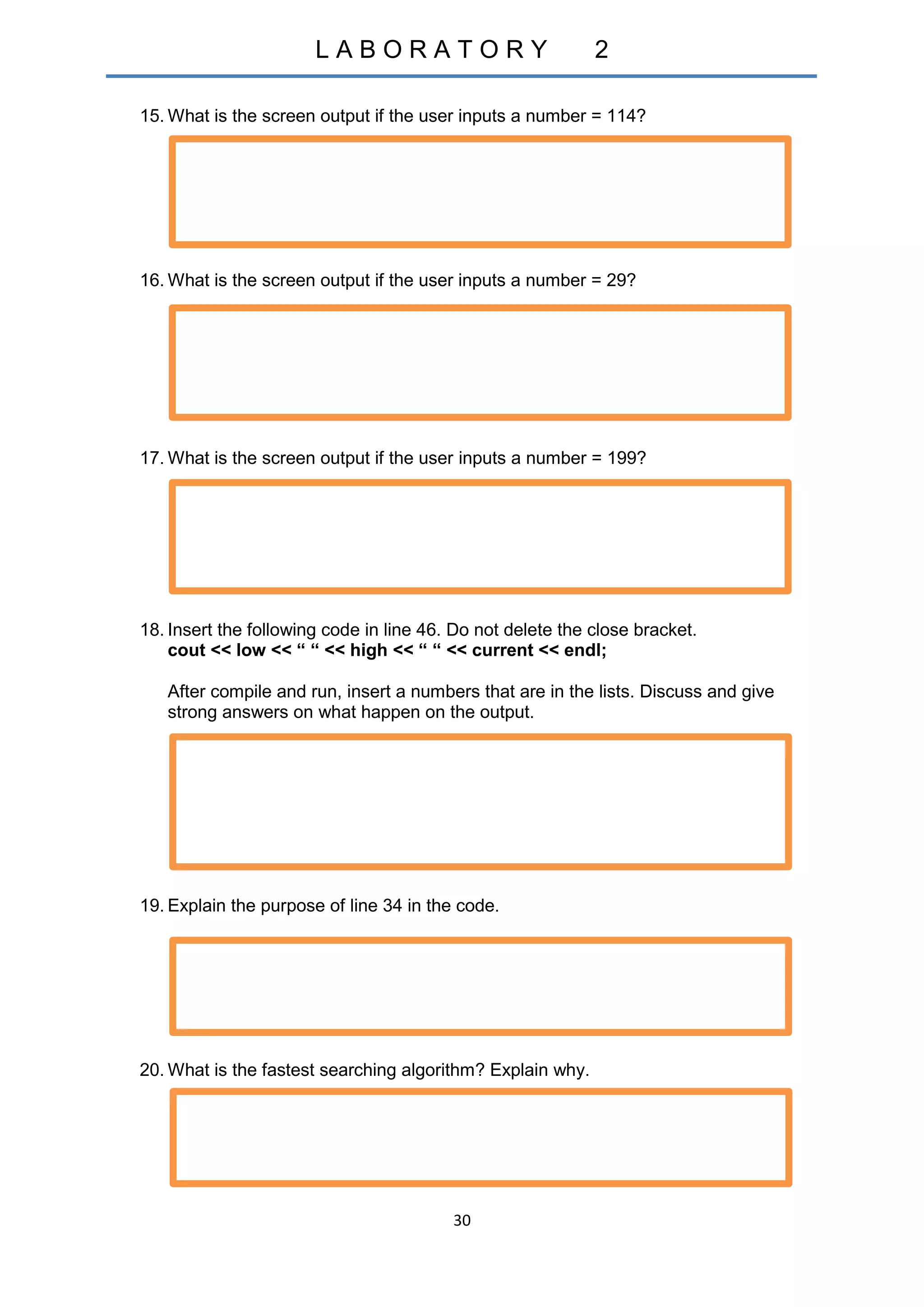 Dsa lab manual version 2 | PDF