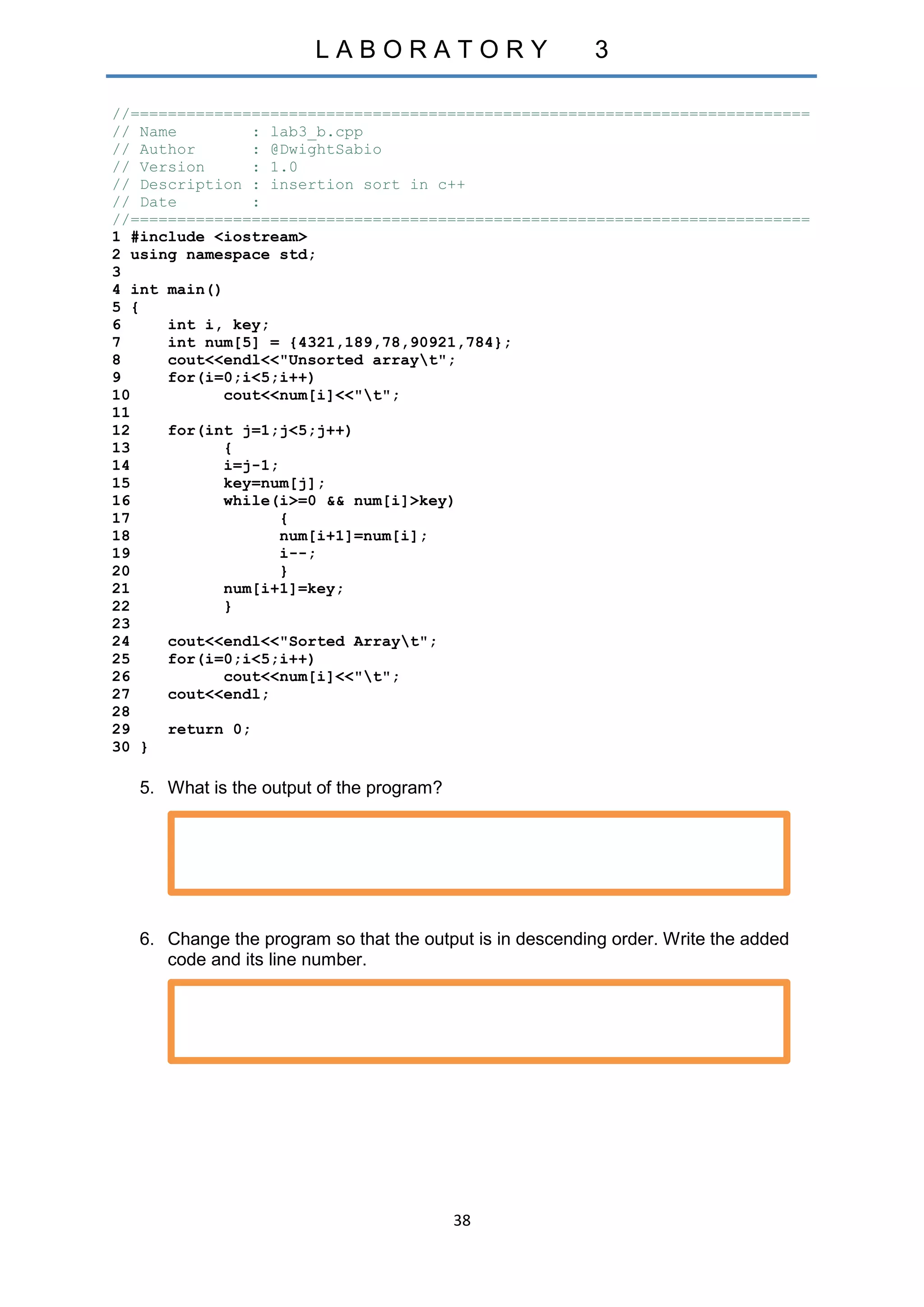 Dsa lab manual version 2 | PDF