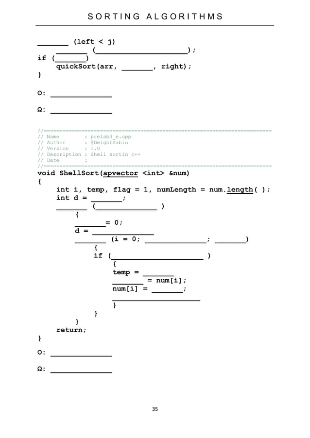 Dsa lab manual version 2 | PDF