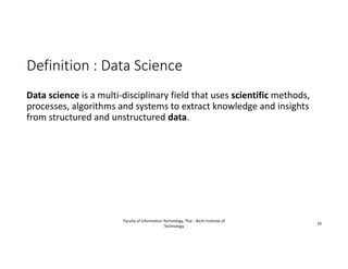 2019 DSA 105 Introduction to Data Science Week 1 | PPT
