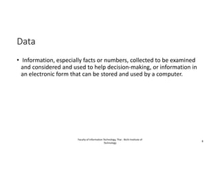 2019 DSA 105 Introduction to Data Science Week 1 | PPT