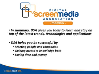 DSA Membership Presentation | PDF