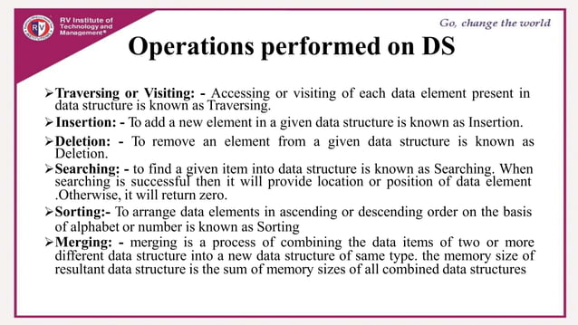 Data Structure & aaplications_Module-1.pptx | Programming Languages | Computing