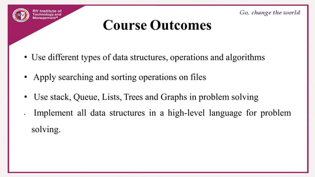 Data Structure & aaplications_Module-1.pptx | Programming Languages | Computing