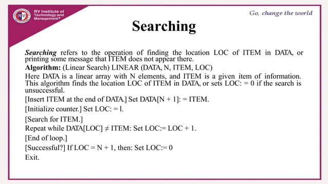 Data Structure & aaplications_Module-1.pptx | Programming Languages | Computing