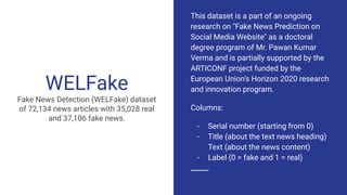 Fake News and Their Detection | PDF