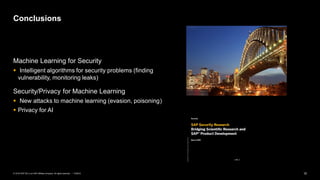 Machine Learning implications in Security | PPT