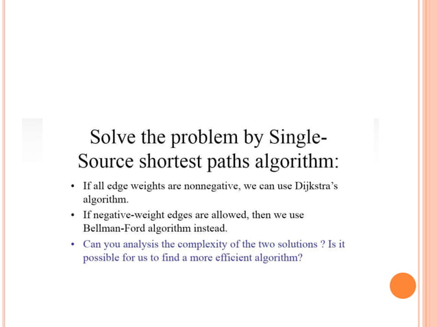 All Pairs Shortest Paths Ppt