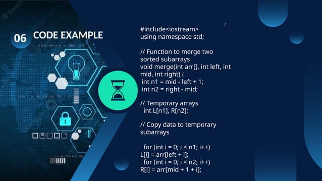Dsa Presentation On Merge Sorting In Cpptx