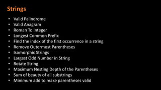 Essential Problems Every Developer Should Know in Data Structures and Algorithms | PDF
