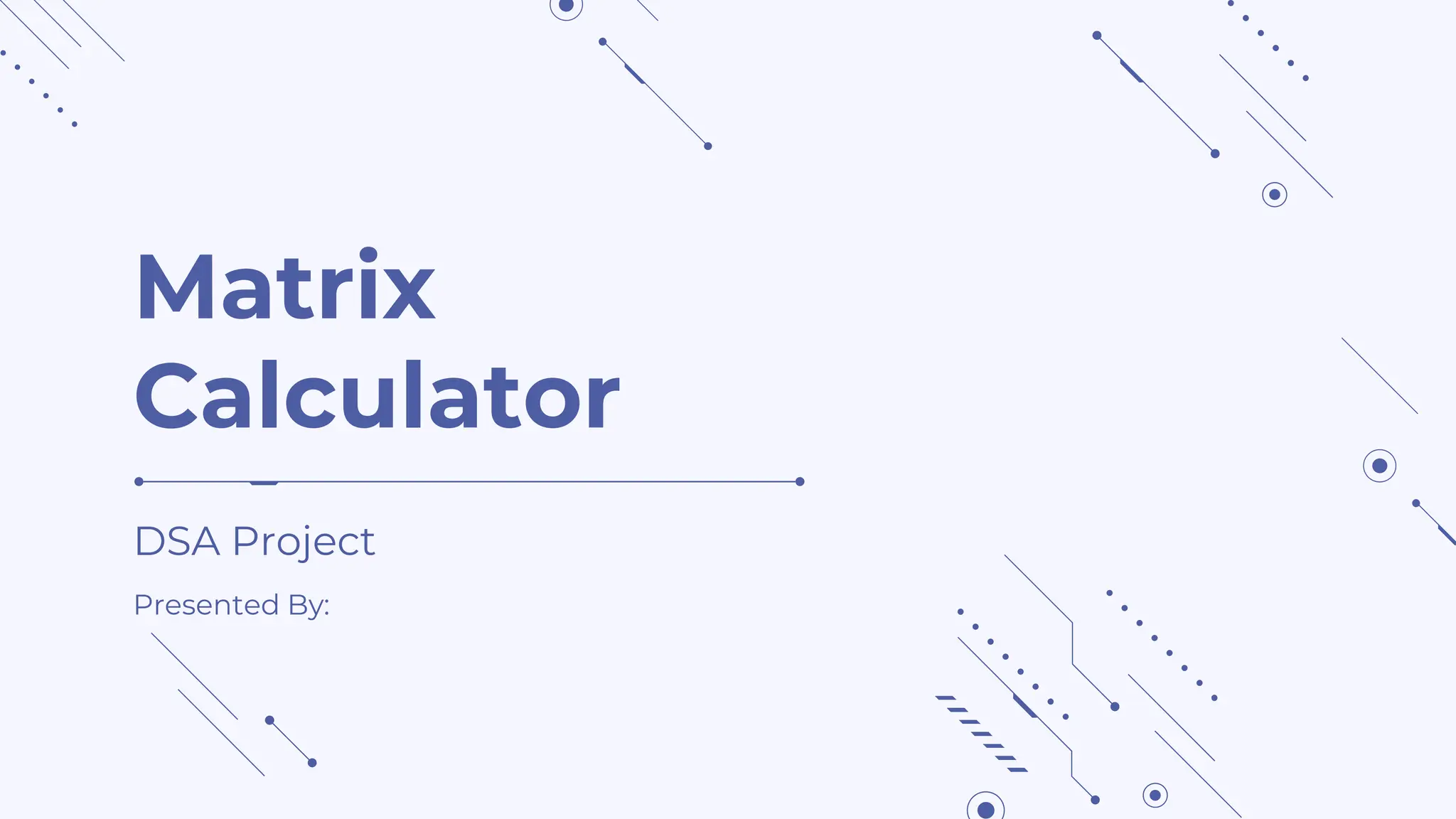 DSA Project Slides in computer science.pptx | Physics | Science