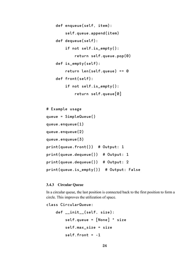 Data Structure And Algorithms Dsa With Python Pdf