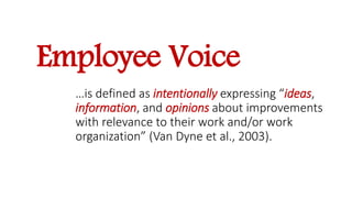 Enabling Employee Voice through Mentoring Relationships | PPTX