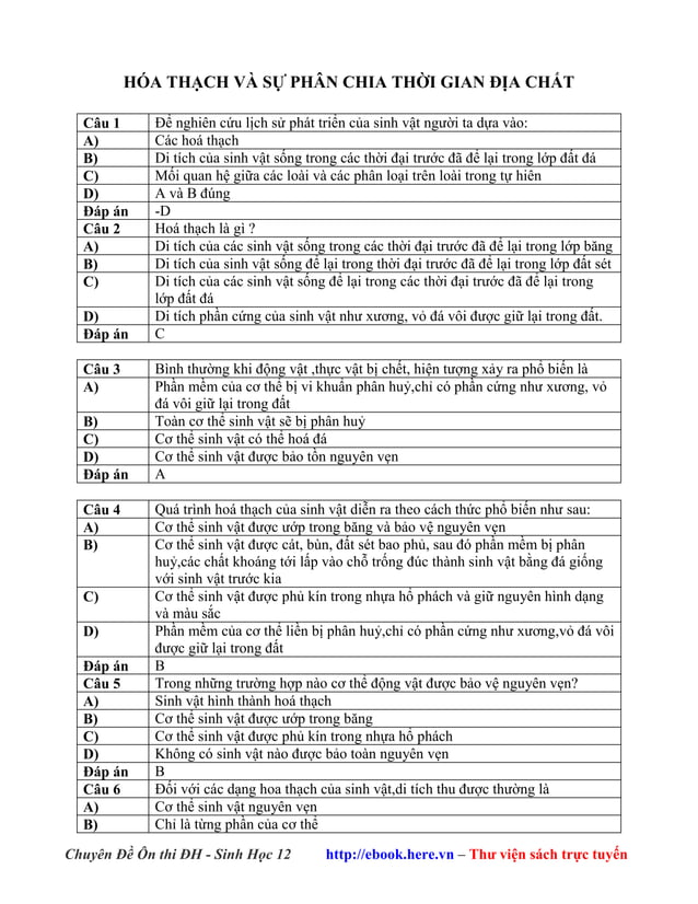 độT biến nhiễm sắc thể nst | PDF