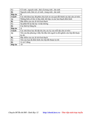 độT biến nhiễm sắc thể nst | PDF