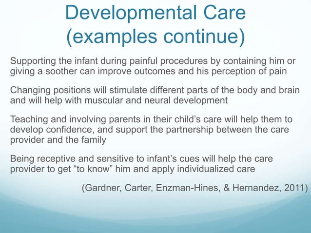 Developmentally Supportive Care | PPTX | Parenting Babies and Toddlers ...