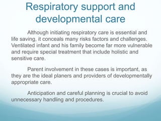 Developmentally Supportive Care | PPTX