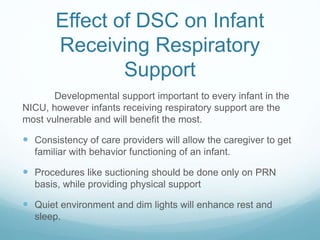 Developmentally Supportive Care | PPTX