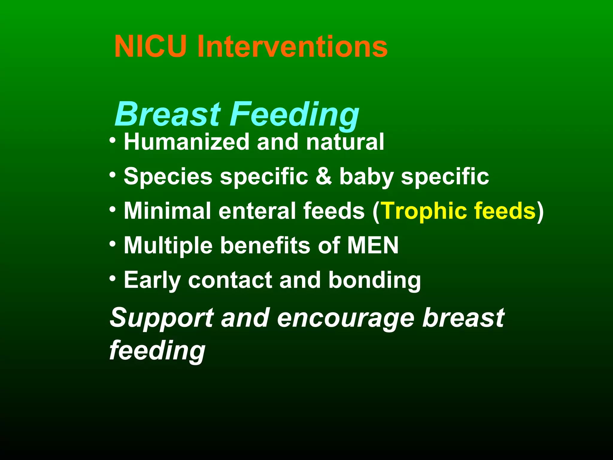 Developmentally supportive neonatal care | PPT