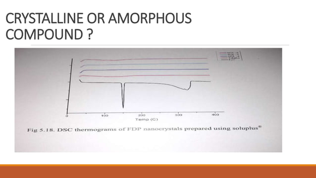 Dsc: interpretaion and application | PPTX | Chemistry | Science