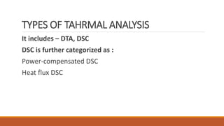 Dsc: interpretaion and application | PPTX