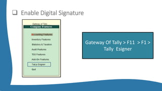 Digitally Signed Invoice Directly From Tally.Erp9