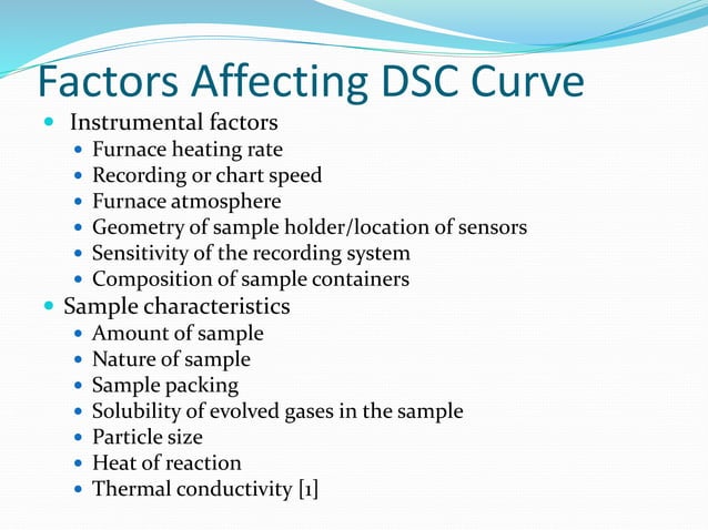 Differential Scanning Calorimetry (DSC) | PPTX | Chemistry | Science