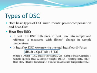 Differential Scanning Calorimetry (DSC) | PPTX