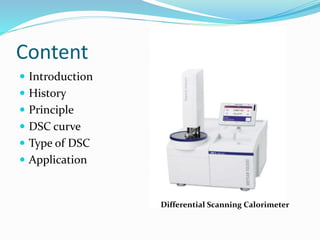 Differential Scanning Calorimetry (DSC) | PPTX